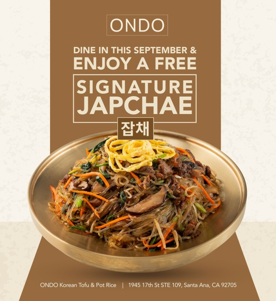 ONDO Promos Santa Ana | ONDO Korean Tofu & Pot Rice